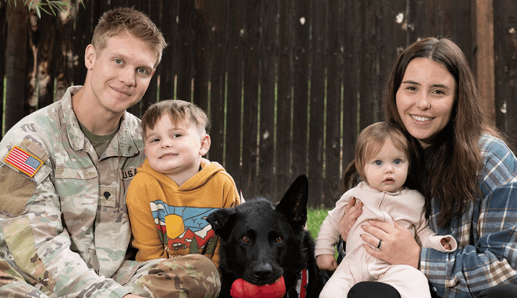 American Humane Society Helps Army Handler Adopt Retiring Military ...